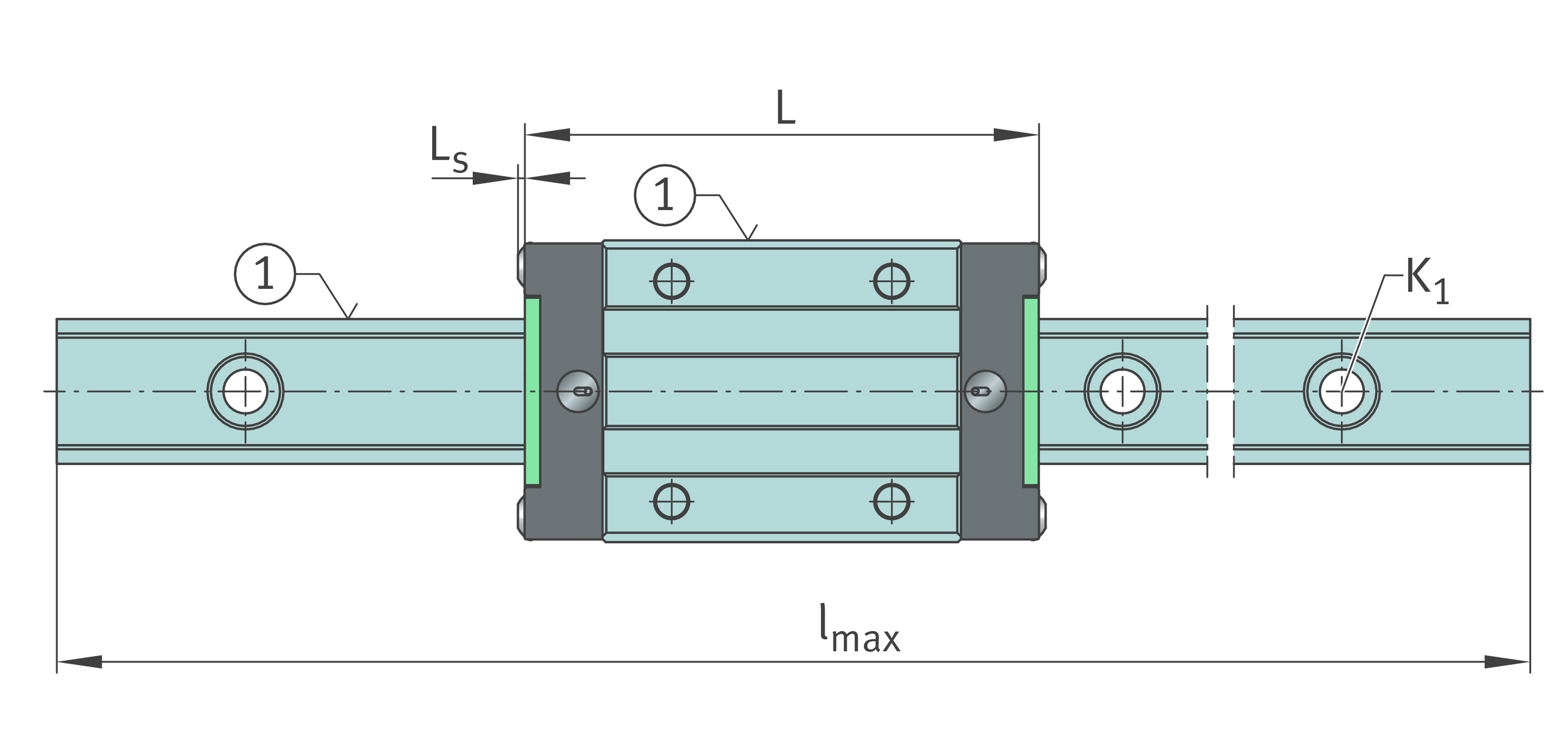 KWLT45-S-V0-G4 Recirculating ball bearing carriage: inform yourself ...
