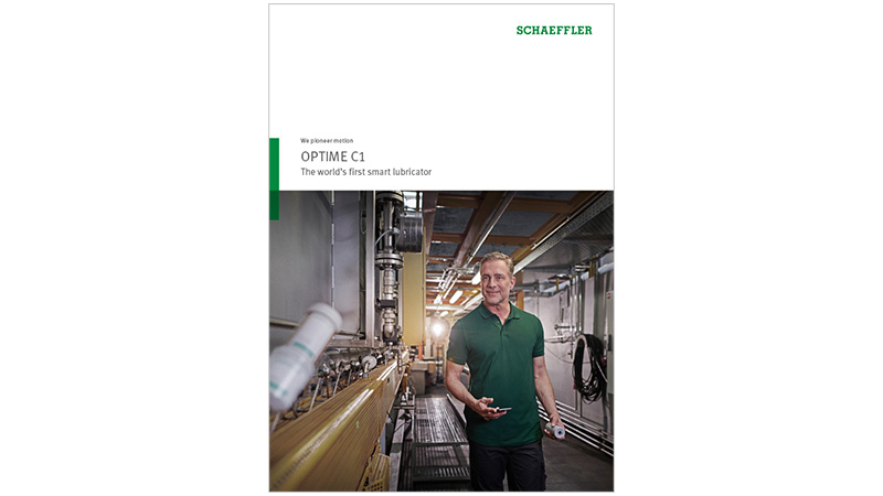 OPTIME C1 - The World’s First Smart Lubricator | Schaeffler medias
